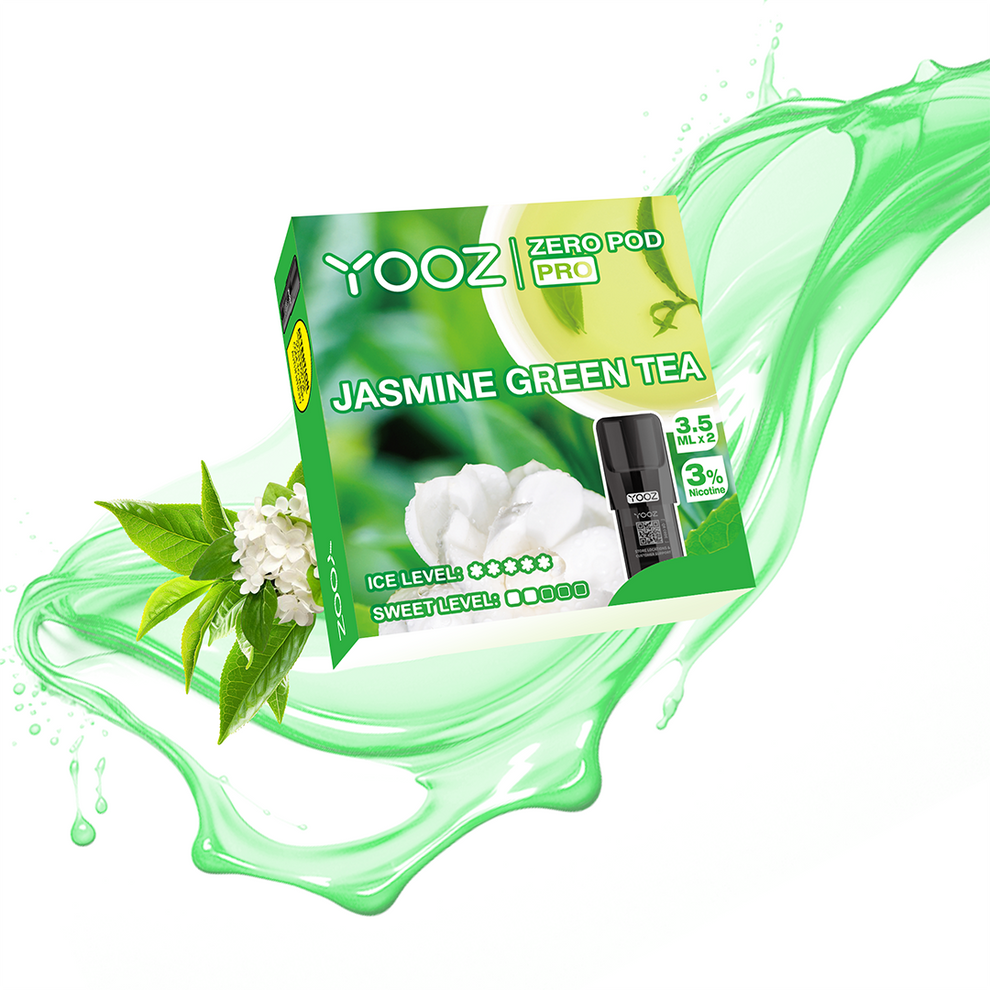 【ジャスミングリーンティー】YOOZニコチンポッド PRO 4個入 – Yooz-Japan