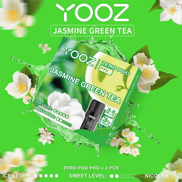 【ジャスミングリーンティー】YOOZニコチンポッド PRO 4個入 – Yooz-Japan